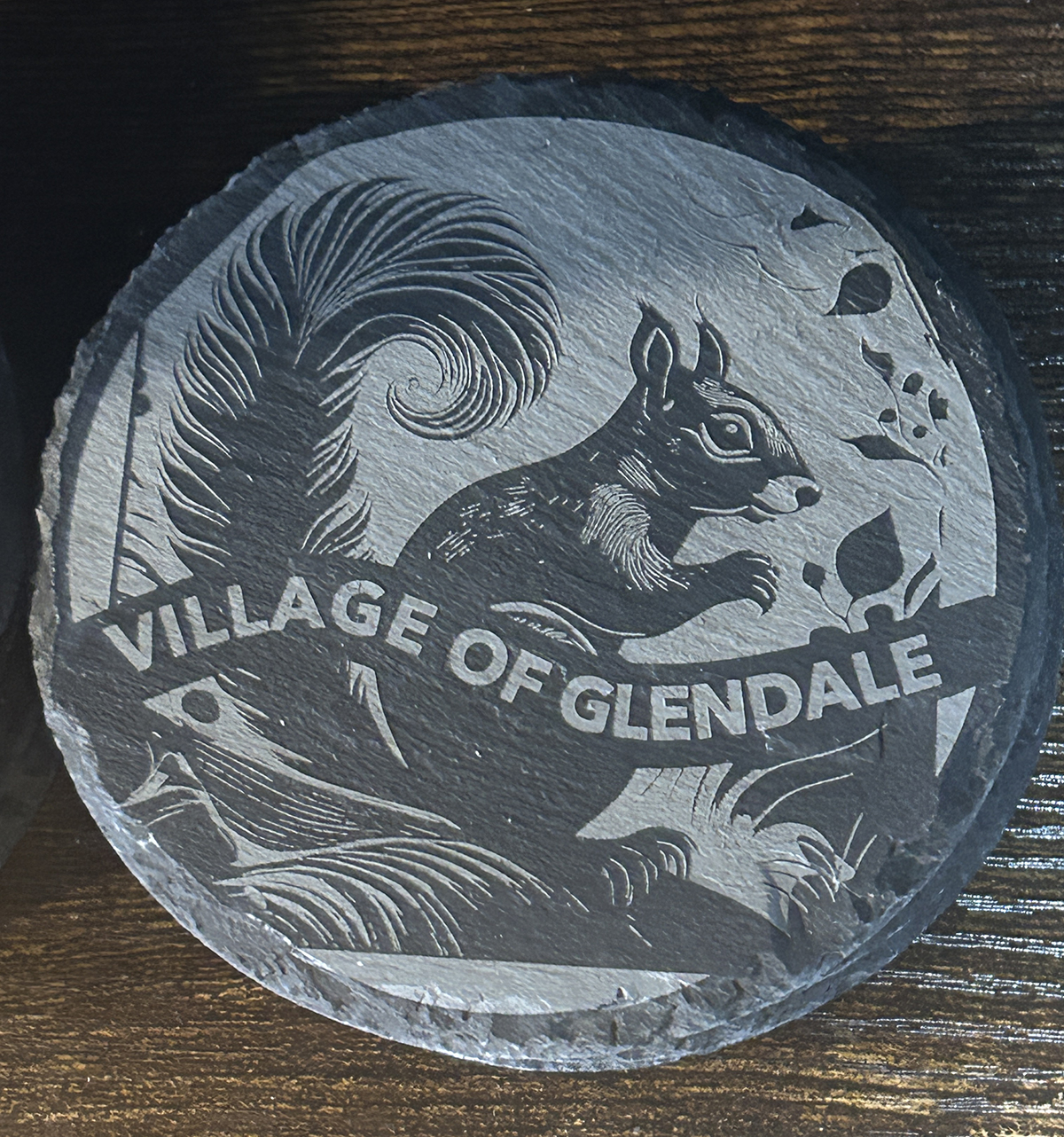 Round Slate Coasters